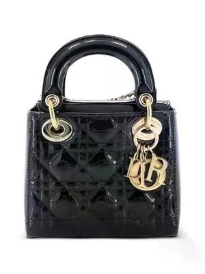 Dior Lady Chain Bag Satchel - Black