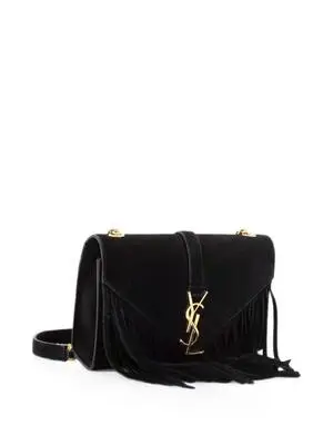Saint Laurent Monogram Fringe Small Crossbody Bag