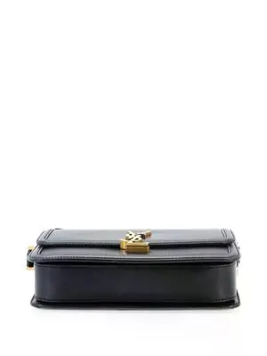 Saint Laurent Solferino Shoulder Bag In Leather - Black