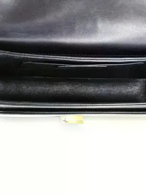 Saint Laurent Solferino Shoulder Bag In Leather - Black