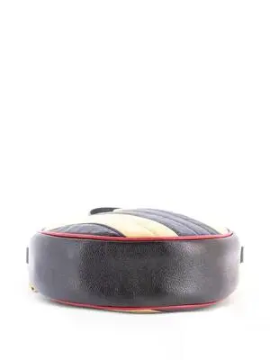 Gucci Gg Marmont Round Shoulder Bag - Black