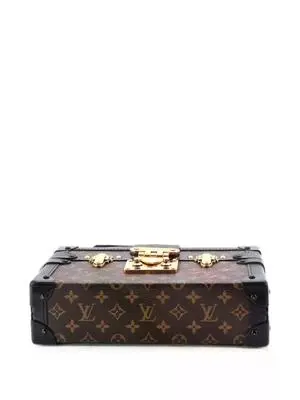 LOUIS VUITTON Monogram Canvas Petite Malle Clutch Bag