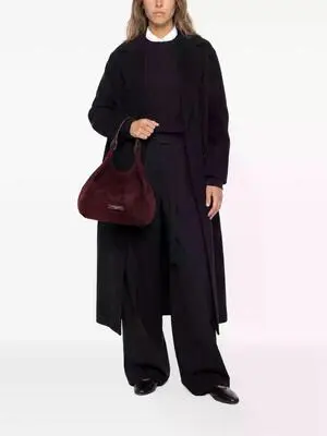 GIANNI CHIARINI Suede Tote Bag - Red