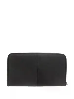 Bottega Veneta 2024-2026 Grained Leather Zip Around Organizer Wallet Long Wallets