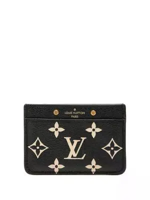 LOUIS VUITTON 2021-2026 Bicolor Monogram Empreinte Card Holder