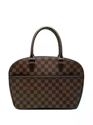 LOUIS VUITTON Damier Ebene Sarria Horizontal Handbag - Brown