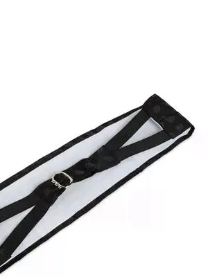 Roberto Cavalli Jacquard Cummerbund - Black
