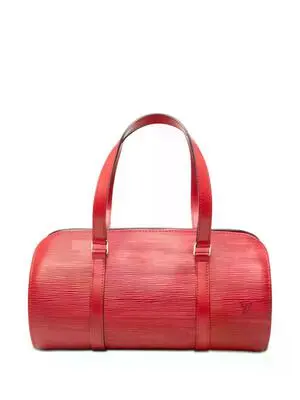 LOUIS VUITTON Epi Soufflot Handbag - Red