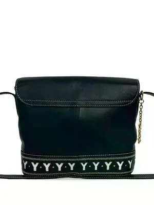 Saint Laurent Leather Cutout Crossbody Bag