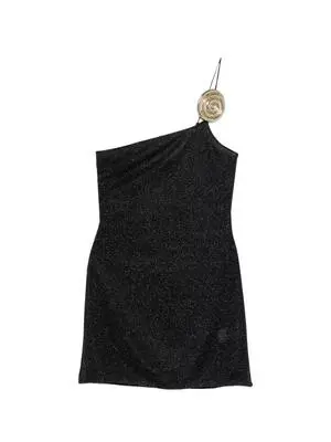 Oseree Lumière Spiral One-shoulder Mini Dress