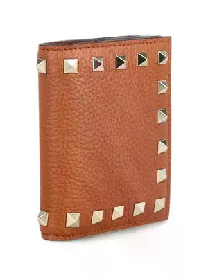 Valentino Garavani Rockstud Bifold Wallet - Brown