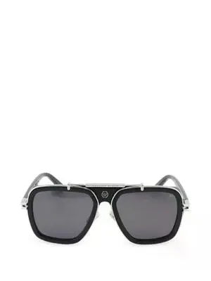 Philipp Plein Icon Logo Detail Sunglasses
