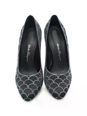 FERRAGAMO Judy Crystal-embellished Pumps