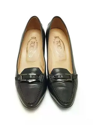 TOD'S Leather Buckled Loafers