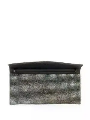 Judith Leiber Crystal-embellished Envelope Clutch Bag - Grey