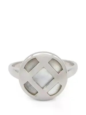 Cartier Pasha Ring In 18kt White Gold With Mother-of-pearl