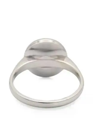 Cartier Pasha Ring In 18kt White Gold With Mother-of-pearl