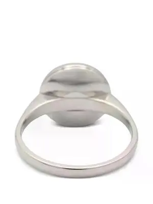 Cartier Pasha Ring In 18kt White Gold With Mother-of-pearl