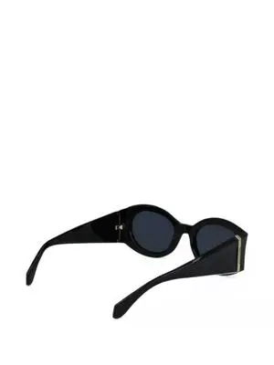 FERRAGAMO Oval-frame Sunglasses