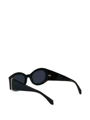 FERRAGAMO Oval-frame Sunglasses