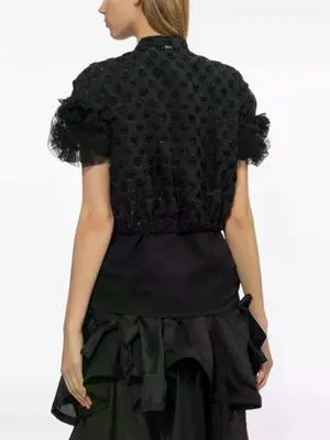 Noir Kei Ninomiya Ruffled Sleeveless Blouse