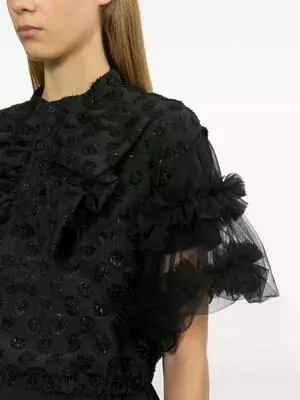 Noir Kei Ninomiya Ruffled Sleeveless Blouse