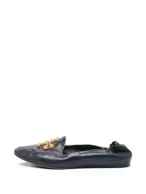 Tory Burch Eleanor Leather Loafers - Blue