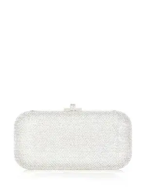 Judith Leiber Crystal Embellished Clutch Bag - Silver