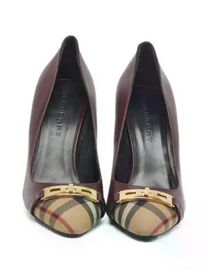 Burberry Nova Check Cap-toe Pumps