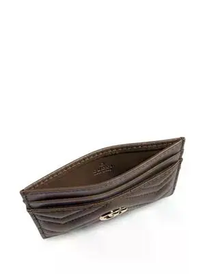 Gucci Gg Marmont Card Case - Brown