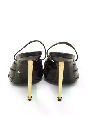 TOM FORD Pleated Slingback Sandals