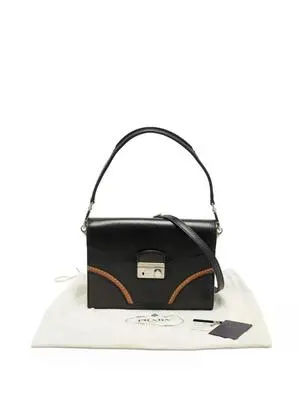 Prada Sound Contrast-stitch Shoulder Bag