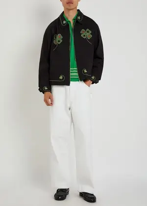 BODE Lucky Draw Embroidered Twill Jacket