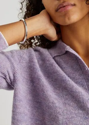 Jenny Bird Plated Hinged Bracelet