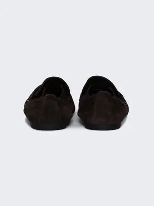 Balenciaga Palermo Bb Loafer Suede - Brown