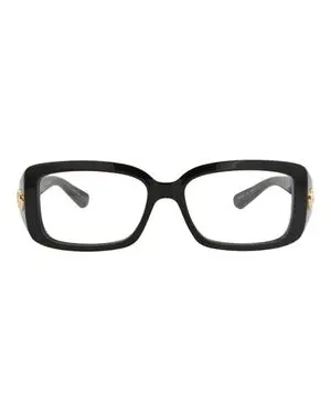 Gucci Squareframe Injection Optical Frames Black Black Transparent - Multicolor
