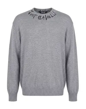 Just Cavalli Sweater Size Acrylic, Wool - Grey