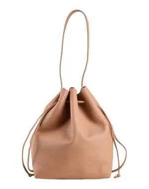 MANSUR GAVRIEL Burgundy Leather Drawstring Shoulder Bag - Pink