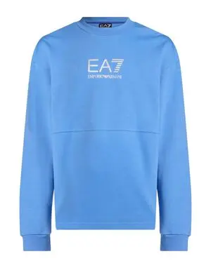 EA7 Sweatshirt Azure Size Polyester, Cotton