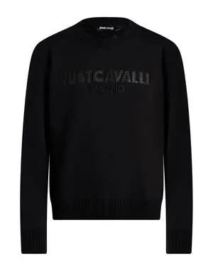 Just Cavalli Sweatshirt Size Wool, Polyamide, Cotton