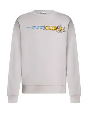 Iceberg Garfield Graphic French Terry Sweatshirt - Light Grey
