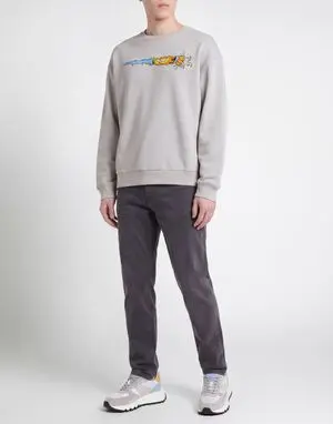 Iceberg Garfield Graphic French Terry Sweatshirt - Light Grey