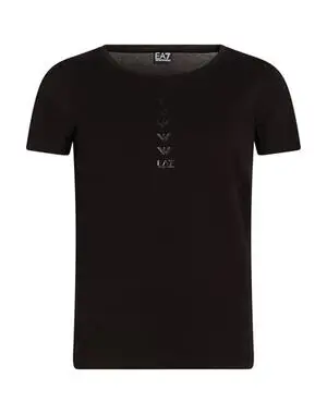 EA7 T-shirt Size Cotton, Elastane - Black