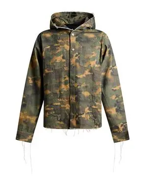 DISCLAIMER Denim Outerwear Military Size Cotton - Green