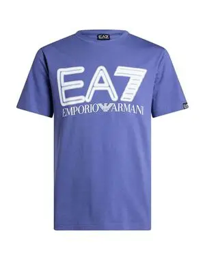 EA7 T-shirt Size Cotton, Elastane - Blue