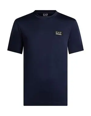 EA7 T-shirt Size Modal, Polyester - Blue