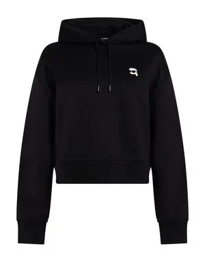 Karl Lagerfeld Hooded Sweatshirt In Organic Cotton And Recycled Polyester
