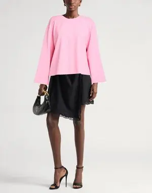 Liviana Conti Polyamide Jersey Long Sleeve Crewneck Top