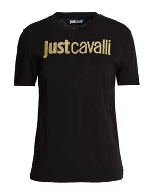 Just Cavalli T-shirt Size Cotton - Black