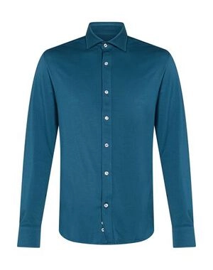Paul & Shark Shirt Size Cotton, Elastane - Deep Teal